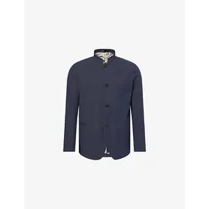 Paul Smith Band-collar Regular-fit Cotton-blend Jacket