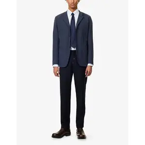 Paul Smith Band-collar Regular-fit Cotton-blend Jacket