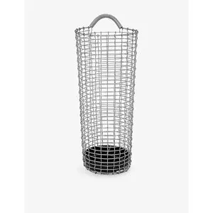 KORBO Woven Metal Umbrella Stand 54cm - Silver