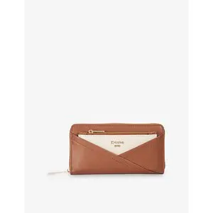 DUNE Kelbey Faux-leather Wallet - Tan Plain Pu