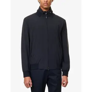 Corneliani Regular-fit High-neck Stretch-woven Jacket