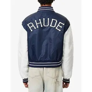 Rhude Contrast-sleeves Shell Jacket