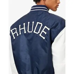 Rhude Contrast-sleeves Shell Jacket