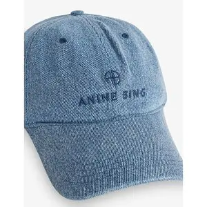 ANINE BING Jeremy Denim Baseball Cap