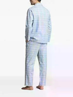 Polo Ralph Lauren Check Cotton Pyjama Set - Blue