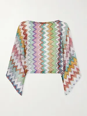 Missoni Metallic Crochet Top
