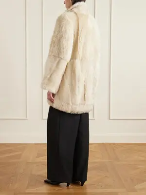 KALLMEYER Donna Reversible Shearling Coat - Neutrals
