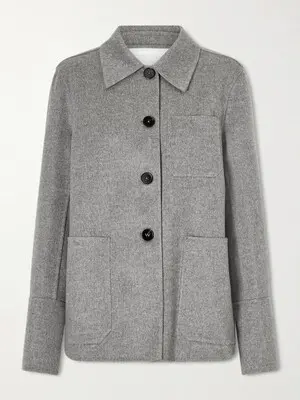 JIL SANDER Cashmere-felt Shirt Jacket