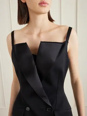 Givenchy Grain De Poudre Wool Mini Dress