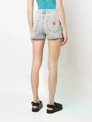 Philipp Plein Denim Short Shorts