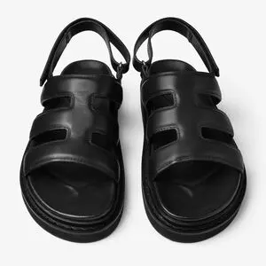 JIMMY CHOO Cove Box Calf Leather Sandal