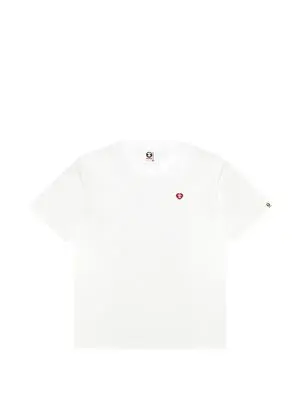 AAPE BY *A BATHING APE Heart-motif T-shirt - White