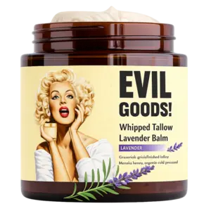 EVIL GOODS Whipped Grass-fed Beef Tallow Balm Lavender - One-color