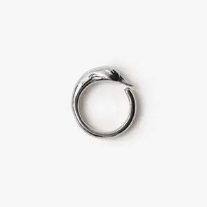 Burberry Palladium-plated Duck Ring