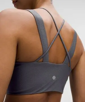 Lululemon Like A Cloud Longline Bra Light Support, D/dd Cup - Coal
