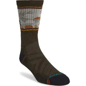 Smartwool Hike Light Cushion Crew Socks - Military Olive