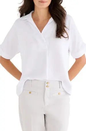 NIC+ZOE Devon Shirt - Paper White