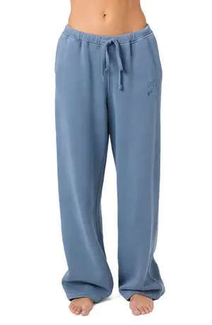 O'Neill Og Circle Surfer Wide Leg Sweatpants - Blue Fusion