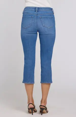 NYDJ Chloe Side Slit Capri Jeans