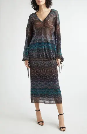 Missoni Zigzag Metallic Sequin Sweater
