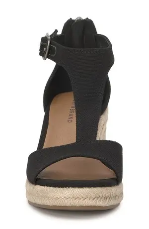 Lucky Brand Cyleste Platform Wedge Espadrille - Black