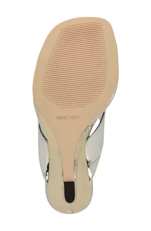 Nine West Presa Wedge Flip Flop - Silver