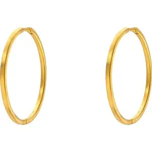 DARIUS Fairy Hoop Earrings - Yellow Gold