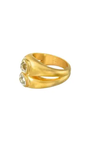 DARIUS Old Mine Diamond Signet Ring