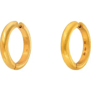 DARIUS Signature 18K Gold Hoop Earrings