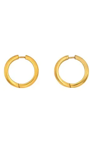 DARIUS Signature 18k Gold Hoop Earrings