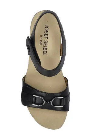 Josef Seibel Grace Ankle Strap Sandal - Black