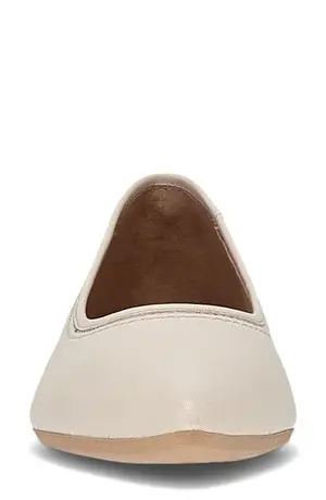 Frye Heather Pointed Toe Ballet Flat - Ecru