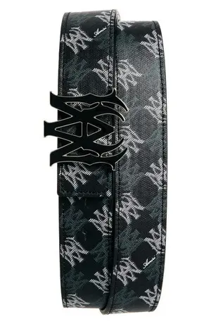 Amiri Ma Quad Jacquard Belt - Black
