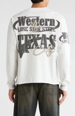 PACSUN Western Long Sleeve Graphic T-shirt