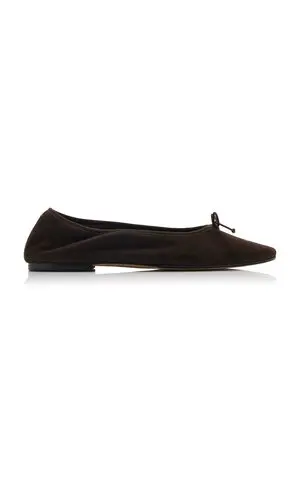 AeydĒ Tiby Suede Ballet Flats - Brown