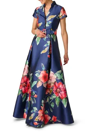 Adrianna Papell Belted Evening Dresses