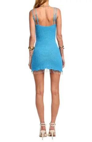 CAPITTANA Marilei Appliqué Cover-up Minidress