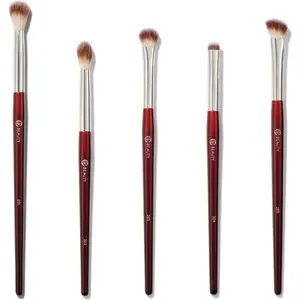 BK BEAUTY Essentials Collection Eye Brush Set - Burgundy