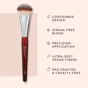 BK BEAUTY 109 Mini Contoured Foundation Brush