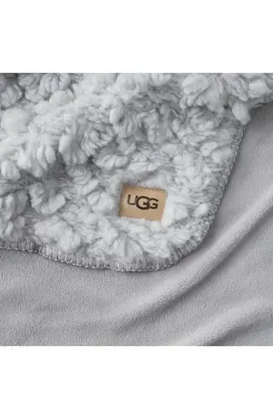 UGG Shira Fleece Throw Blanket - Stone