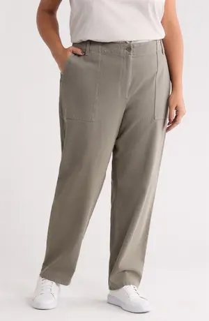 Eileen Fisher Garment Dyed Utility Pants