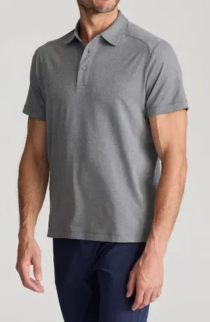 UNTUCKIT Solid Performance Polo Grey