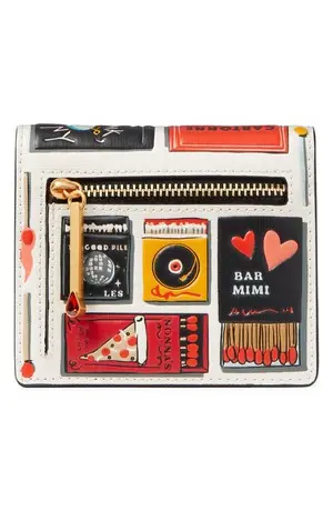 Kate Spade New York Morgan Matchbox Embossed Leather Wallet