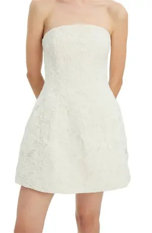 Bardot Karoline Strapless Lace Minidress