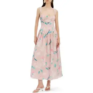 Bardot Cartia Floral Print Midi Dress