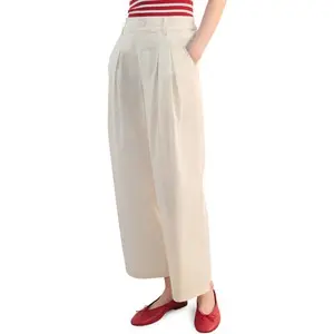Mango Cropped Pants For Women