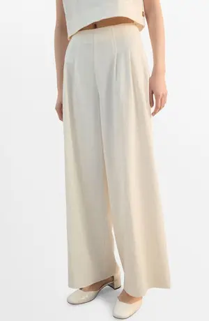 Mango High Rise Pants For Women