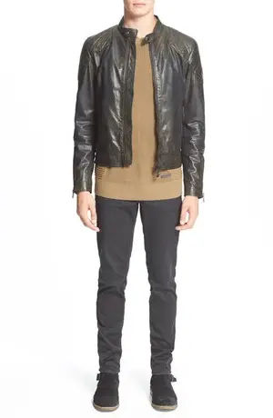 Belstaff Outlaw Leather Moto Jacket