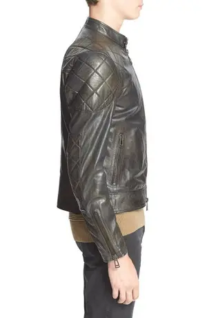 Belstaff Outlaw Leather Moto Jacket