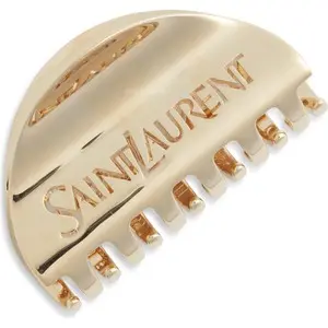 Saint Laurent Logo Claw Clip - Dore